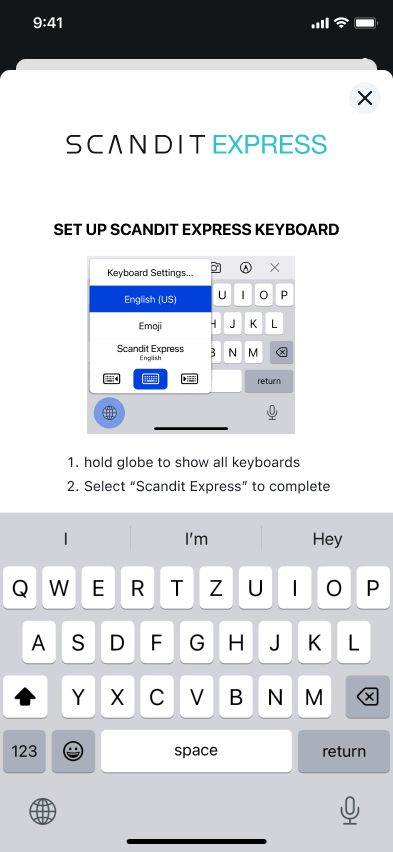 How do I set up Scandit Express on iOS? – Frequently Asked Questions (FAQ)